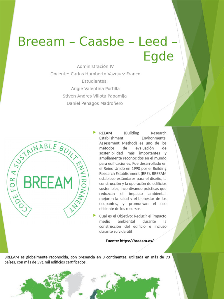 Breeam - Caasbe - Leed - Egde | PDF
