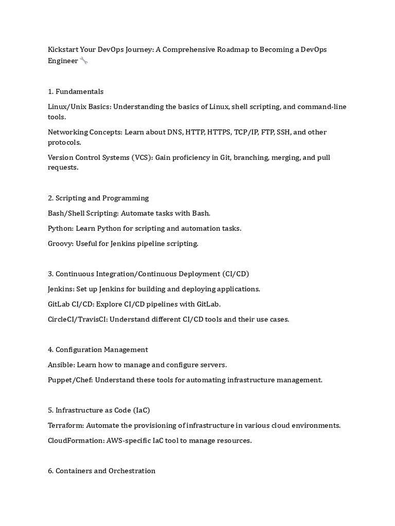 Kickstart Your DevOps Journey | PDF