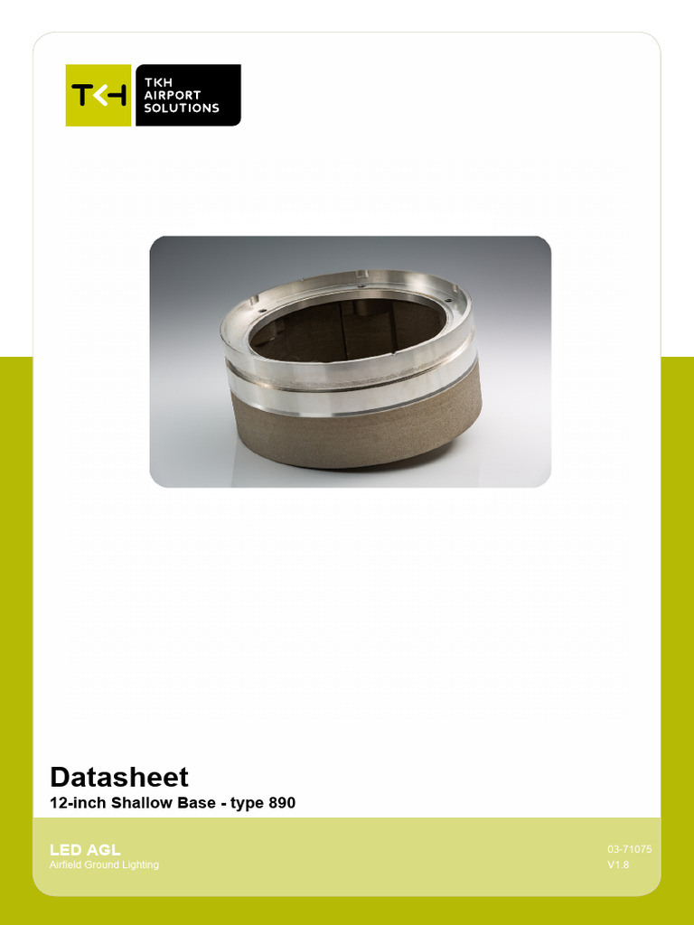 04 LED 12 Inch Shallow Base Type 890 03-71075 v1 8 | PDF