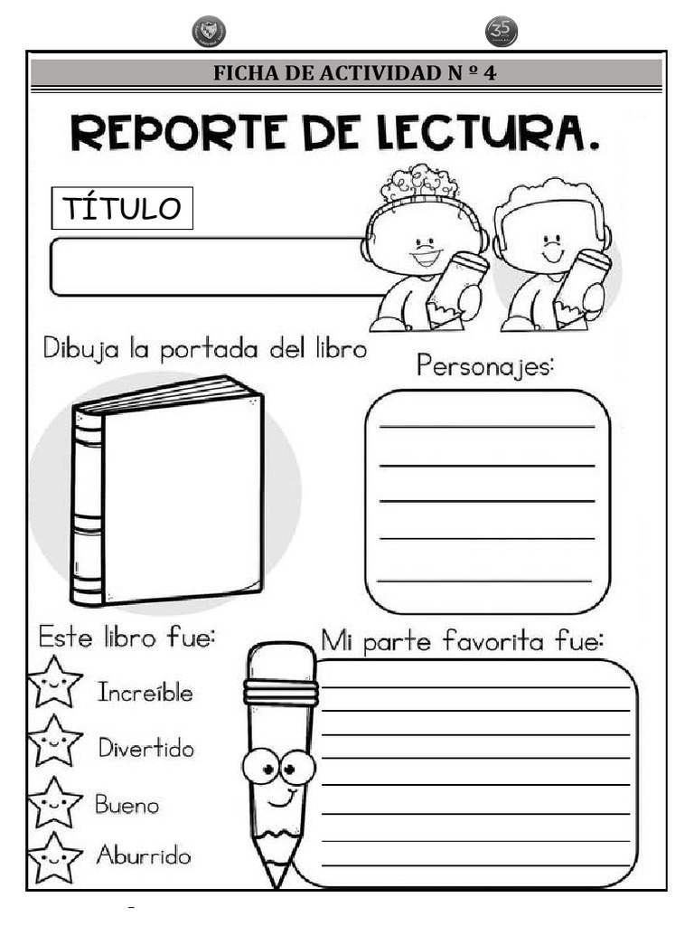 FICHAS DE ACTIVIDADES - SEMANA 4 - III BIMESTRE - PDF LECTURA CONTROL | PDF