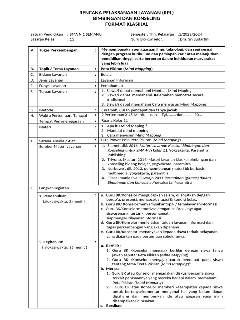 RPL BK Peta Pikiran - Mind Mapping | PDF