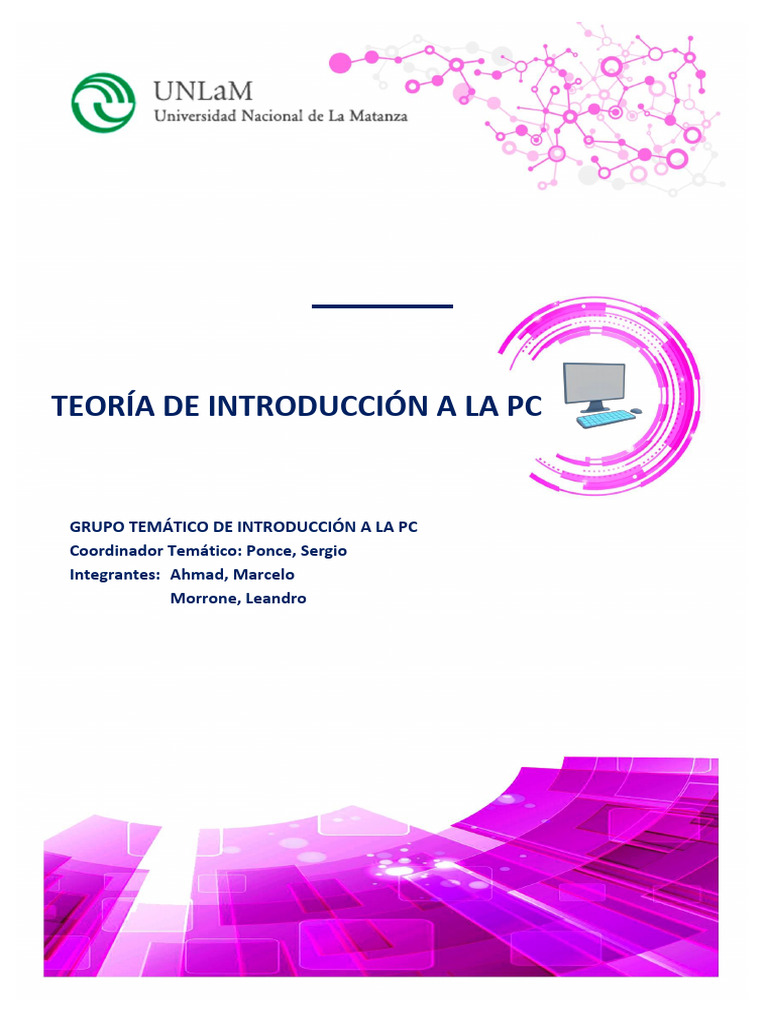 CT-Teorico Introducción a La PC | PDF