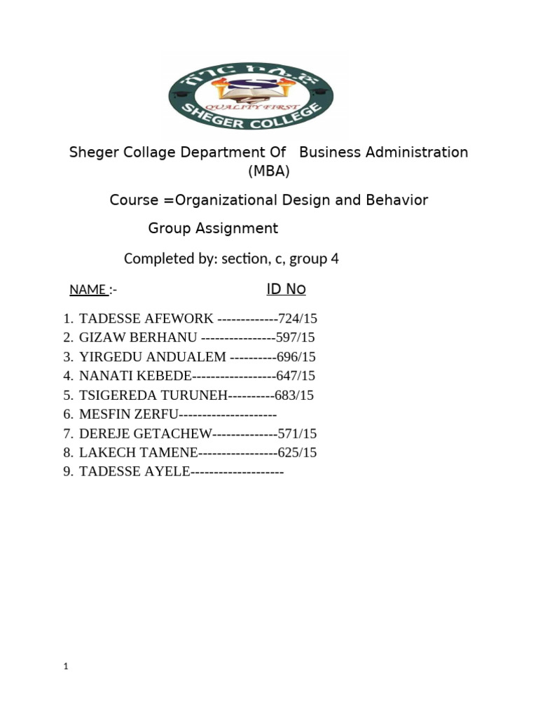 Group 4 Ob Assignment | PDF