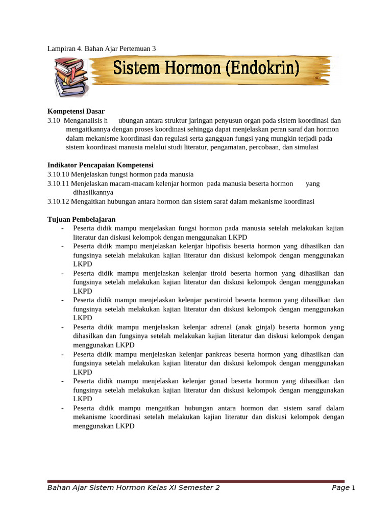 Tugas 11 Hormon | PDF