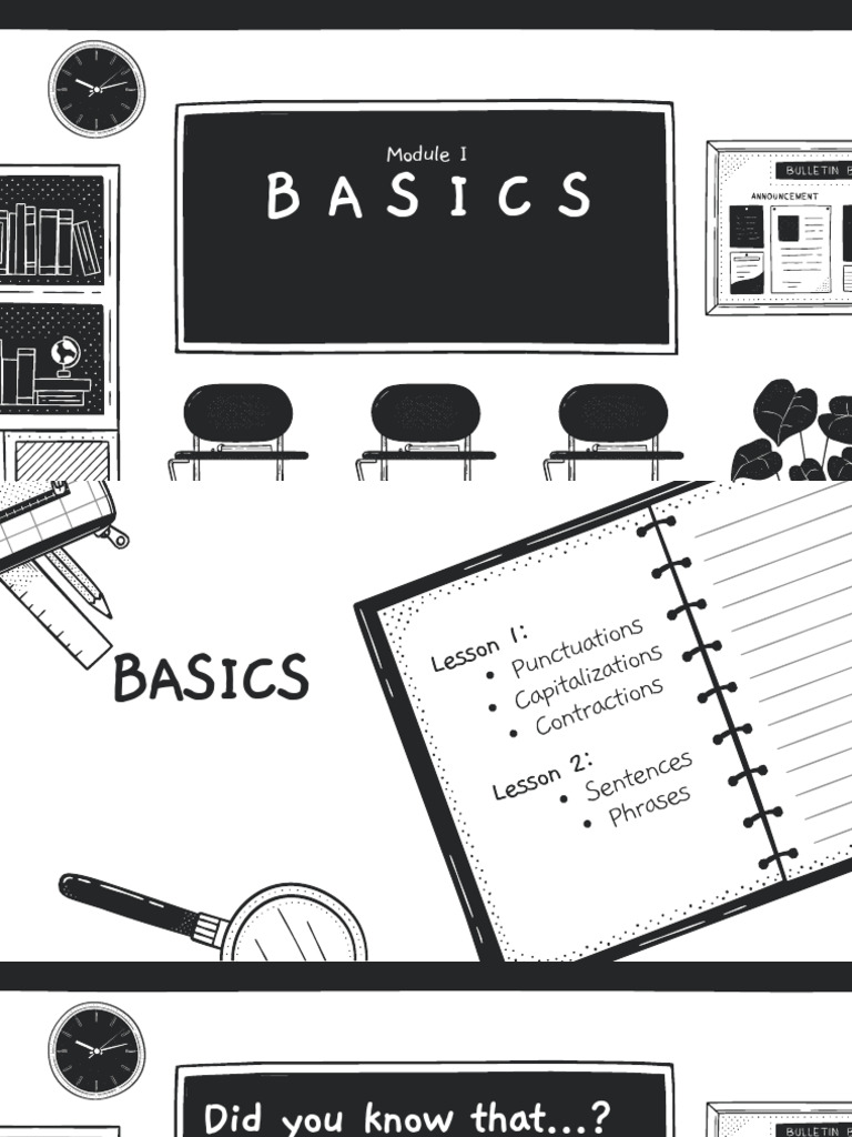 Module 1 - The Basics | PDF
