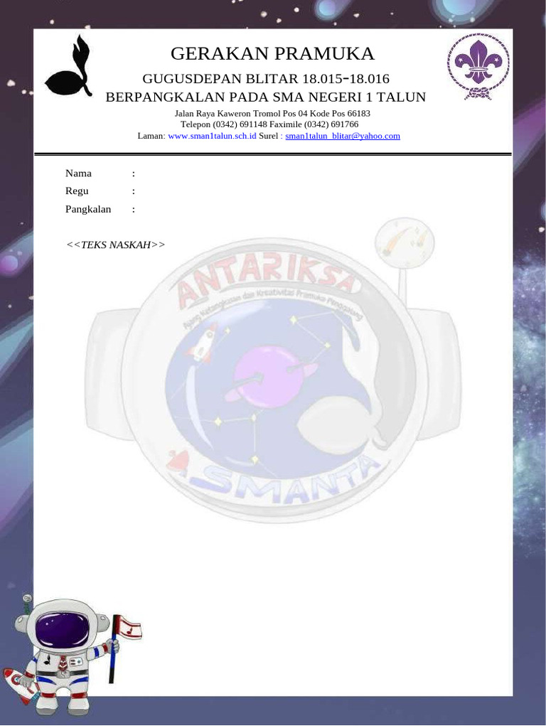 Format Naskah Orasi. | PDF