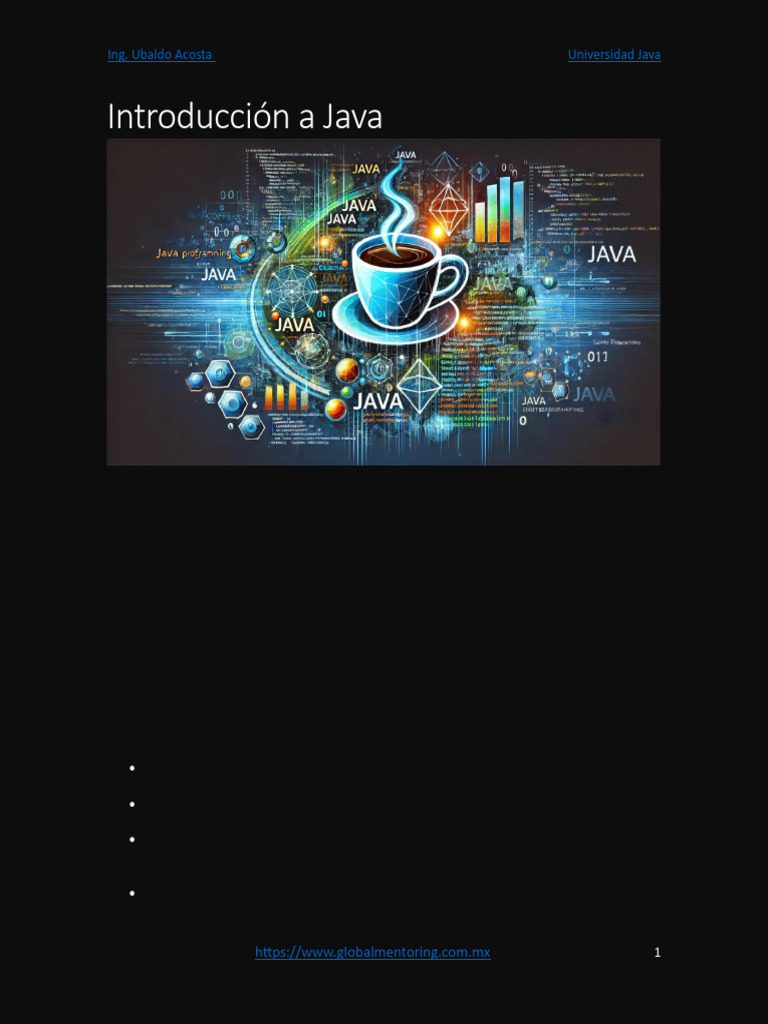 01-01-00-IntroduccionJava-UJ | PDF