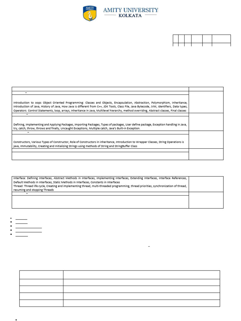CSIT 120 Object Oriented Programing Language BSC DS 3 | PDF