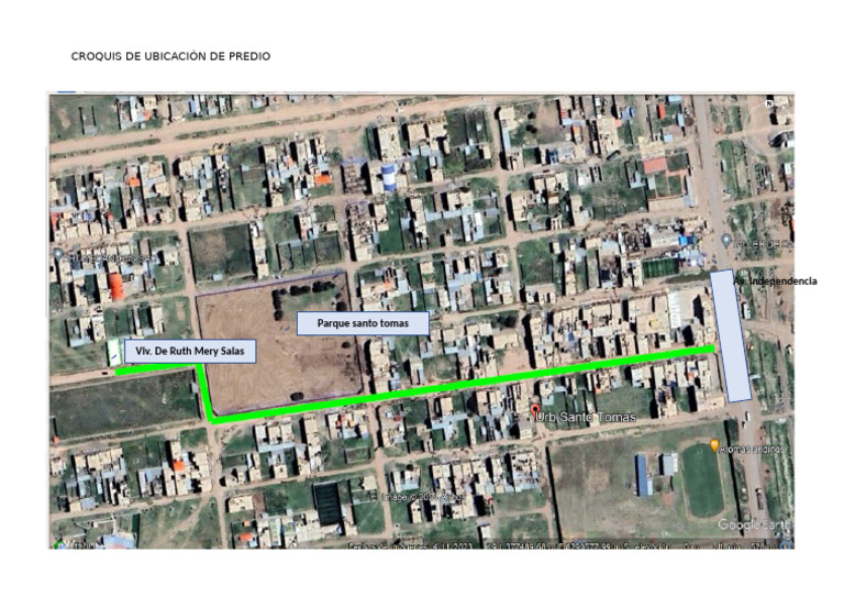 Croquis de Ubicación de Predio | PDF