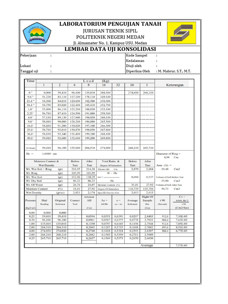 Data Konsolidasi | PDF