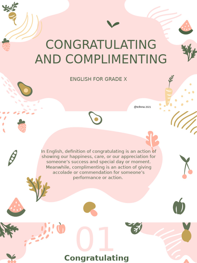 Congrats and Compliment | PDF