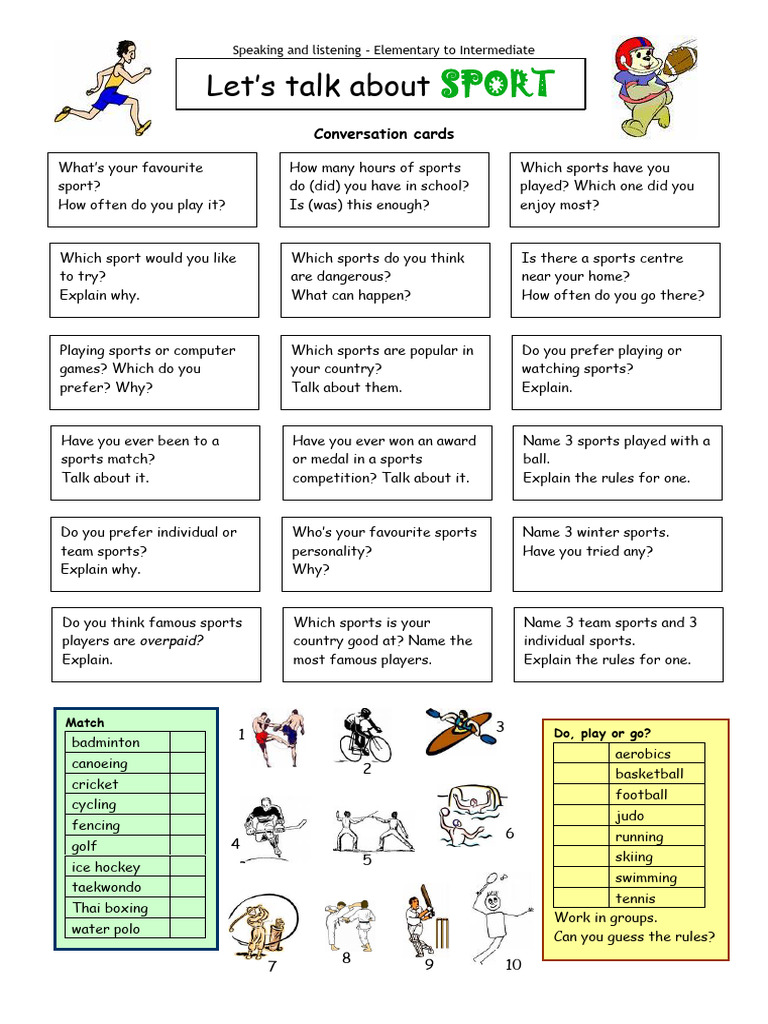 let's talk about sport | PDF