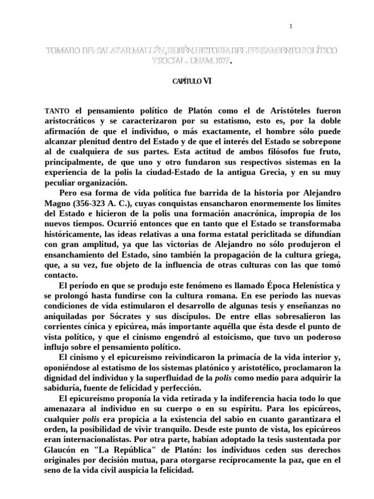 Helenistica, Estoicos, Ciceron y Polibio 2025 | PDF