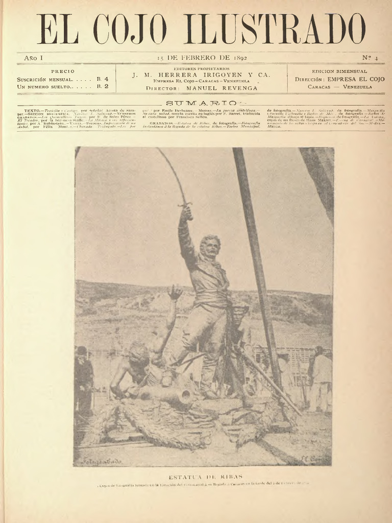 El Cojo Ilustrado Tomo I 1892 4 | PDF