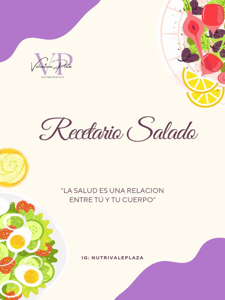 Recetario Salado | PDF