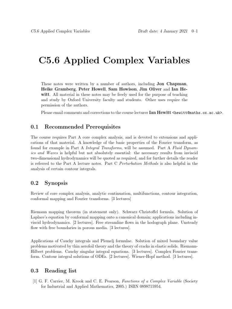 Variable Compleja | PDF