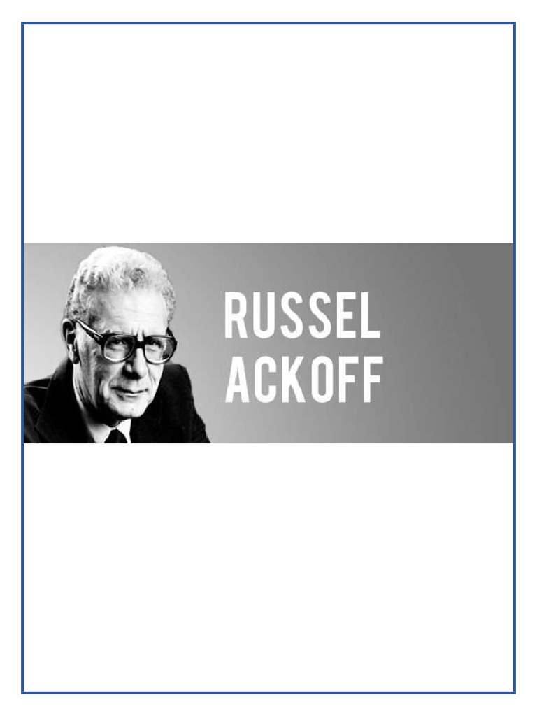 Modelo de Ackoff | PDF