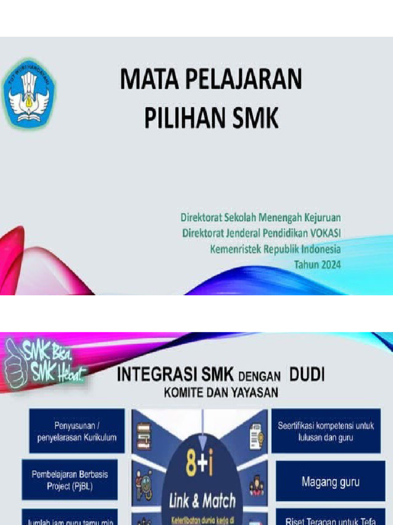 Mata Pelajaran Pilihan SMK | PDF