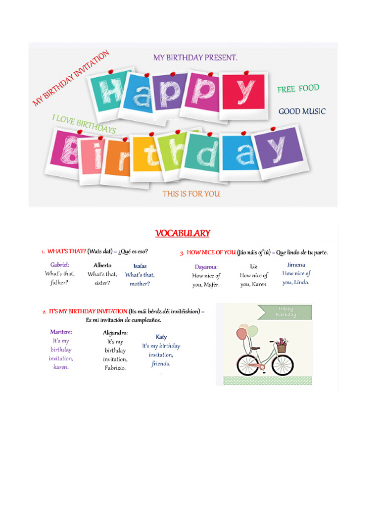 Happy Birthday | PDF