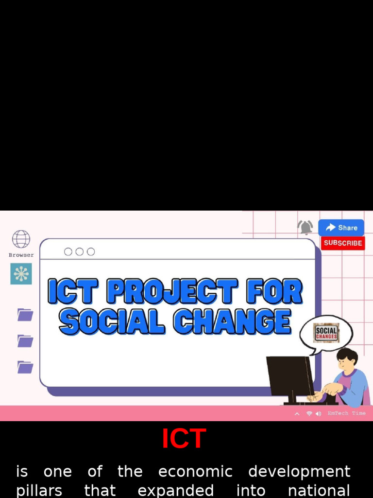 Ict Project For Social Change-2 | PDF