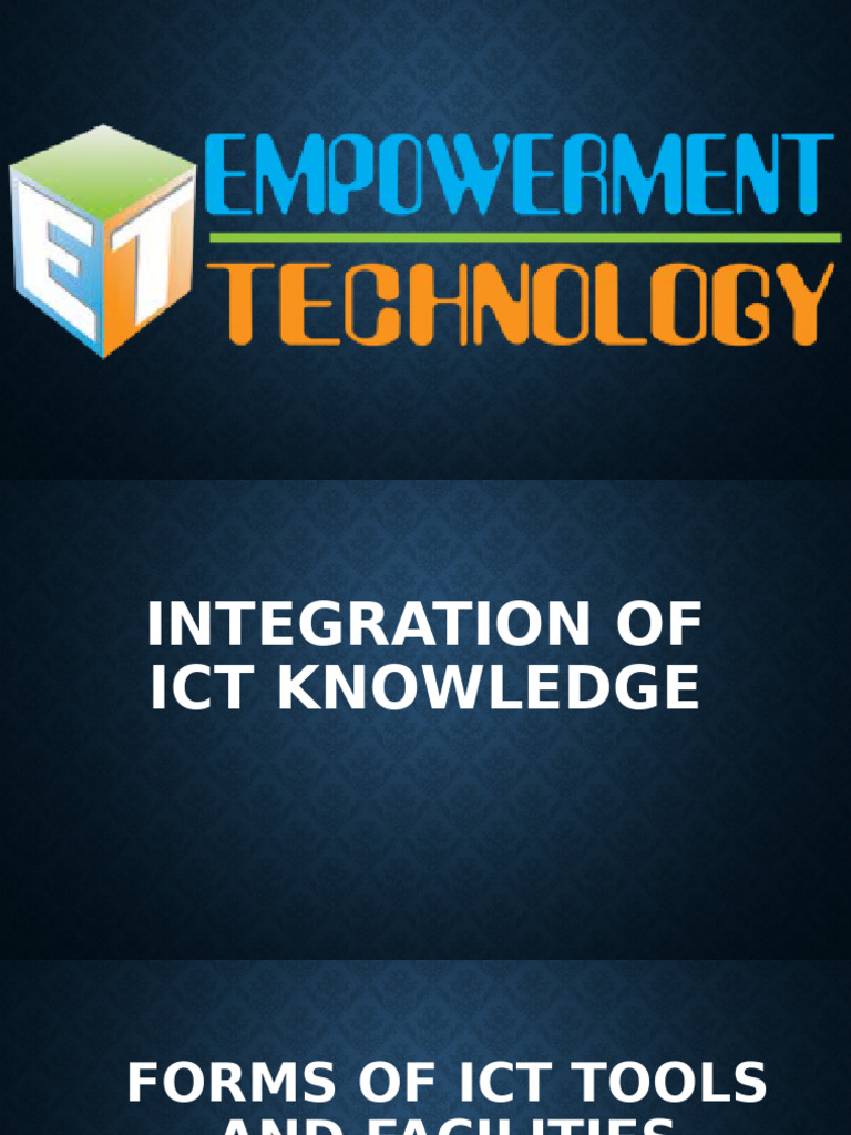 INTEGRATION OF ICT KNOWLEDGE | PDF