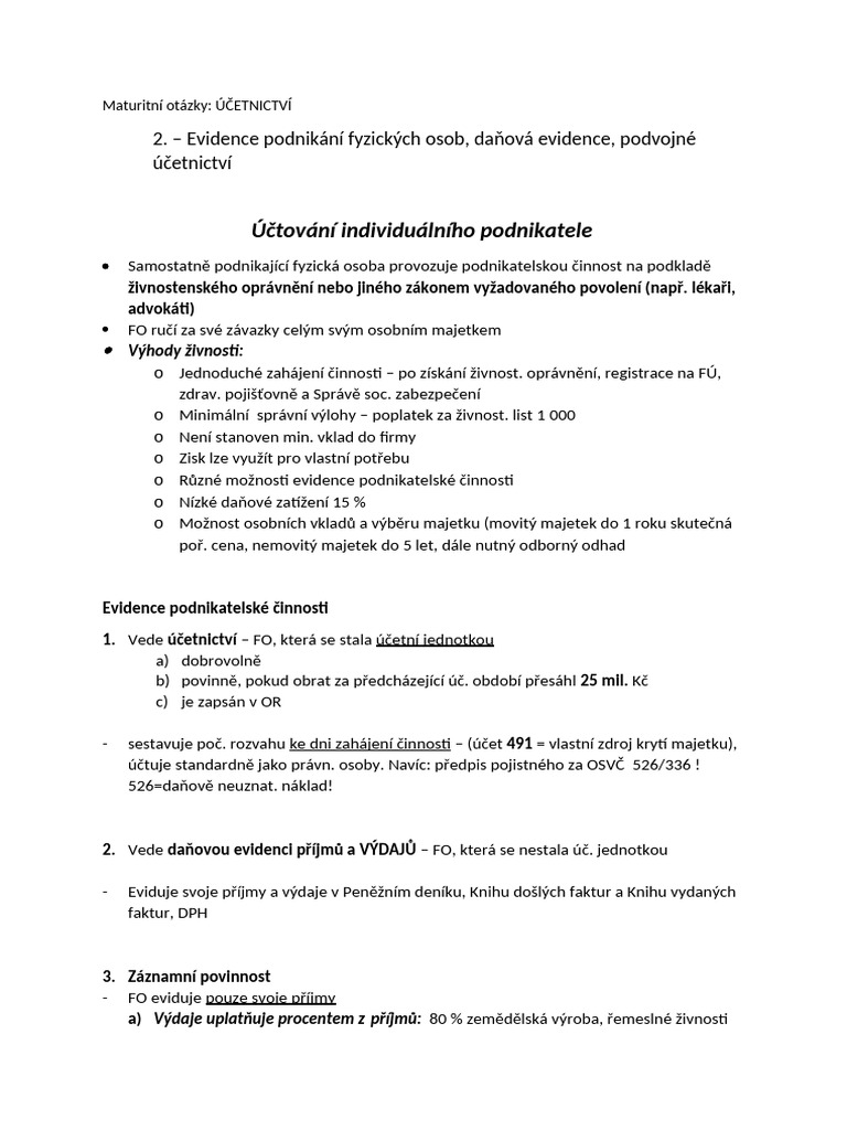 Maturitn¡ Ot Zky - UCE 2 | PDF