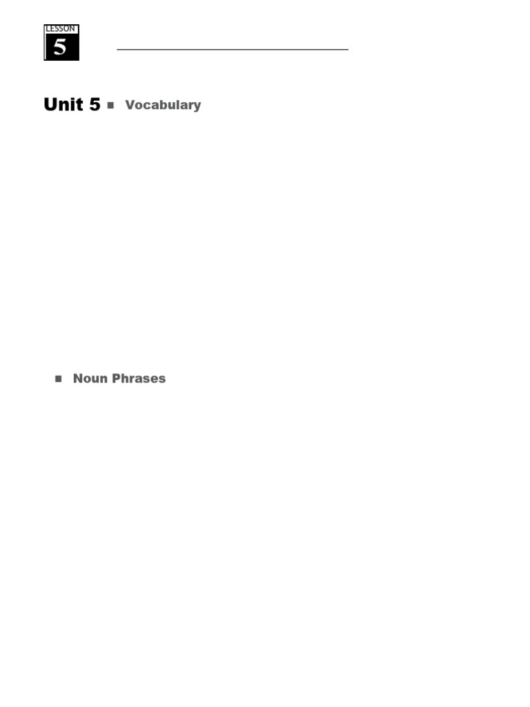 UNIT 5 2 Plus | PDF
