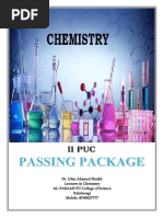II PUC Chemistry Passing Package | PDF | Coordination Complex | Ligand