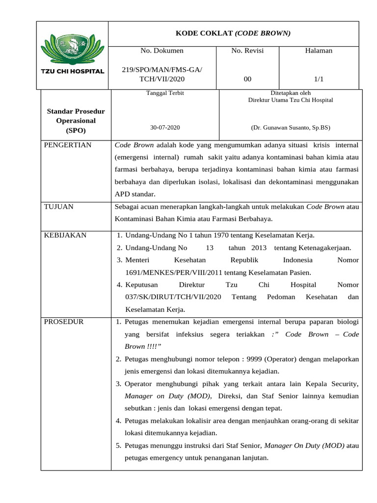 219 - SPO Code Brown (EDIT) | PDF