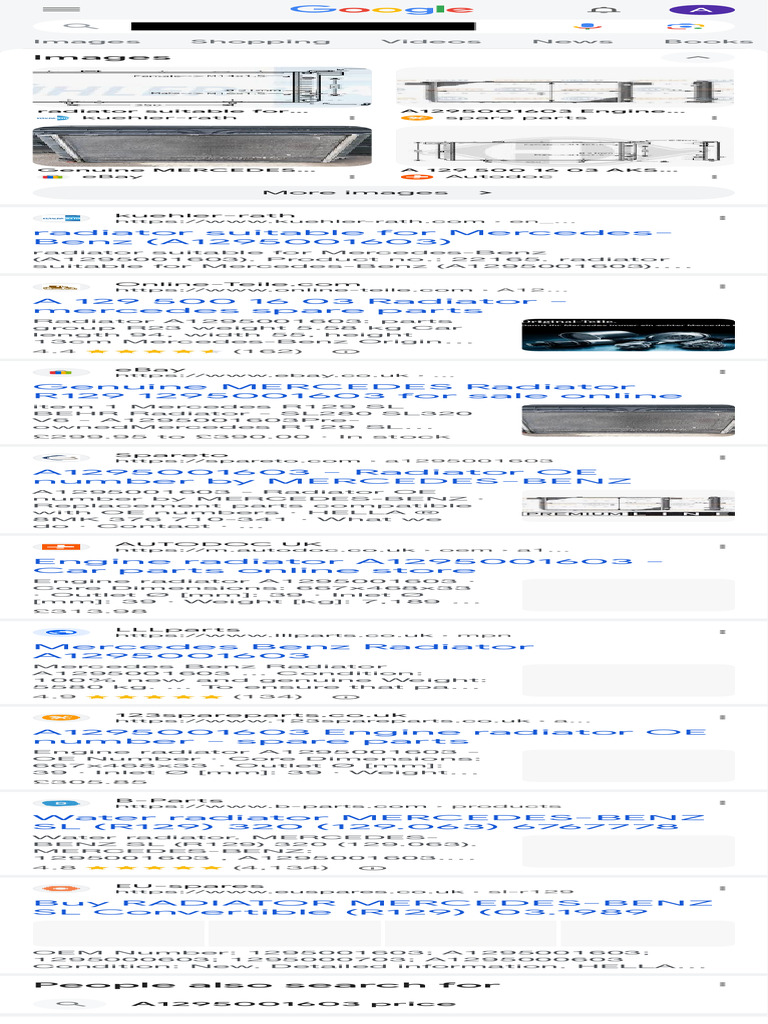 A1295001603 Radiator | PDF