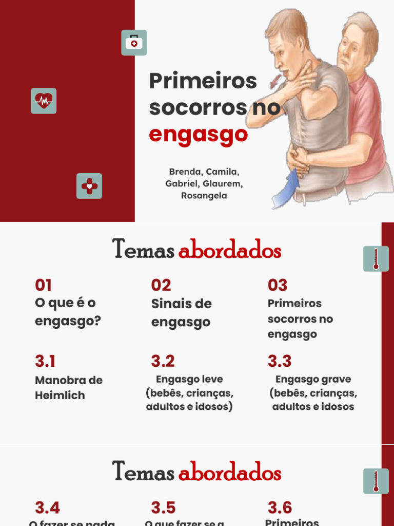 Palestra Sobre Engasgo | PDF