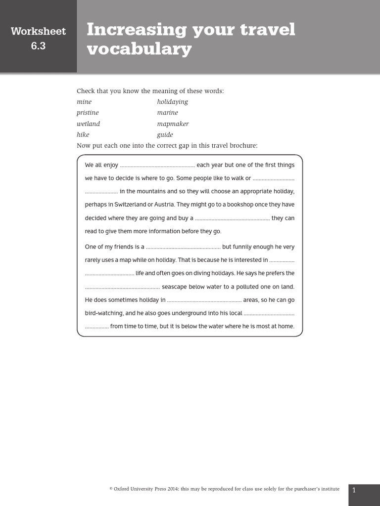 Igcse - TB - WS 6 - 3 | PDF