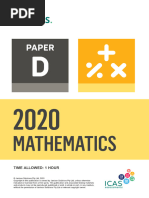 ICAS 2017 Math Year9-10 | PDF | Mathematics