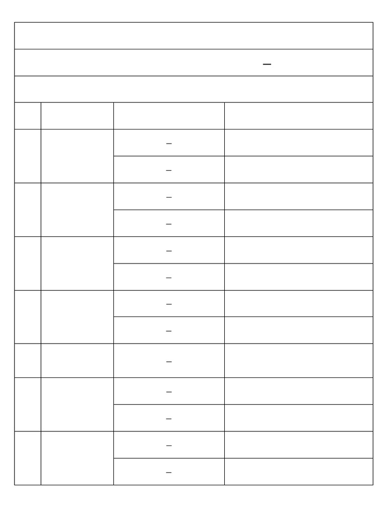 Term Exam Time Table | PDF