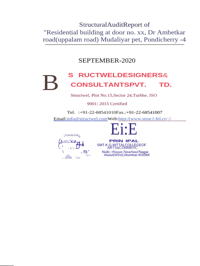 Structural Audit Report 16812 | PDF