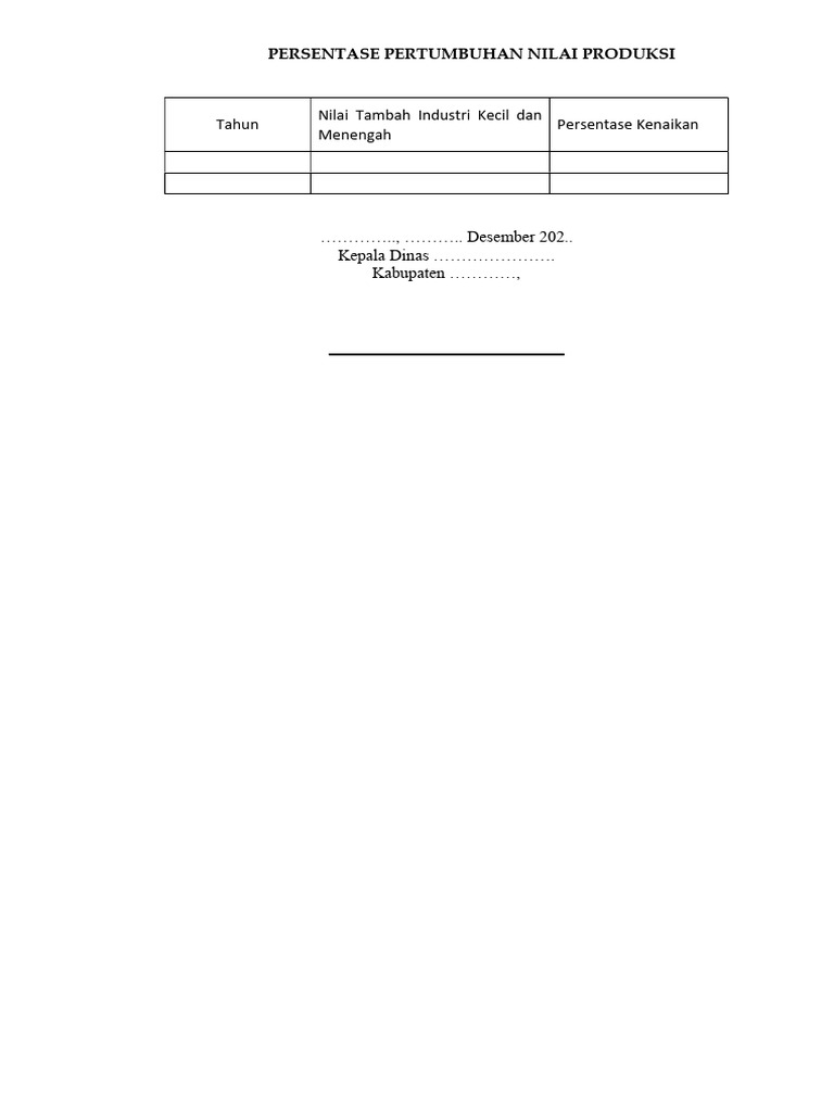Format SKP Tahunan | PDF