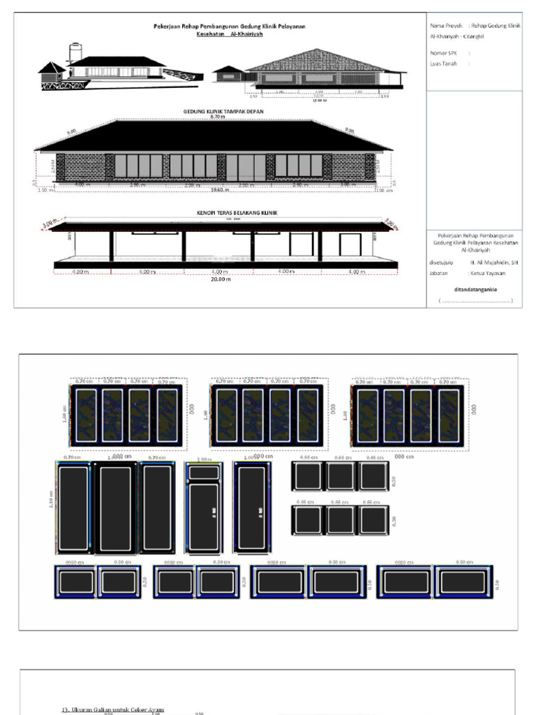 Denah Bangunan Sdit | PDF