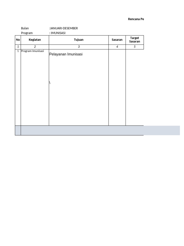 Contoh Format RPK | PDF