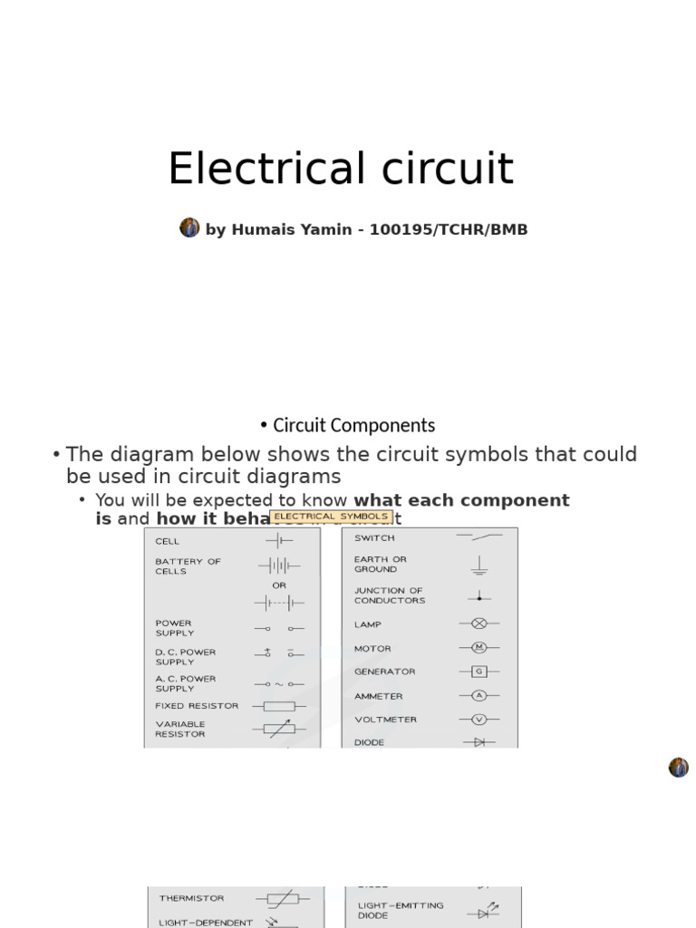 11 C Physics Circuit diagram and circuit component | PDF
