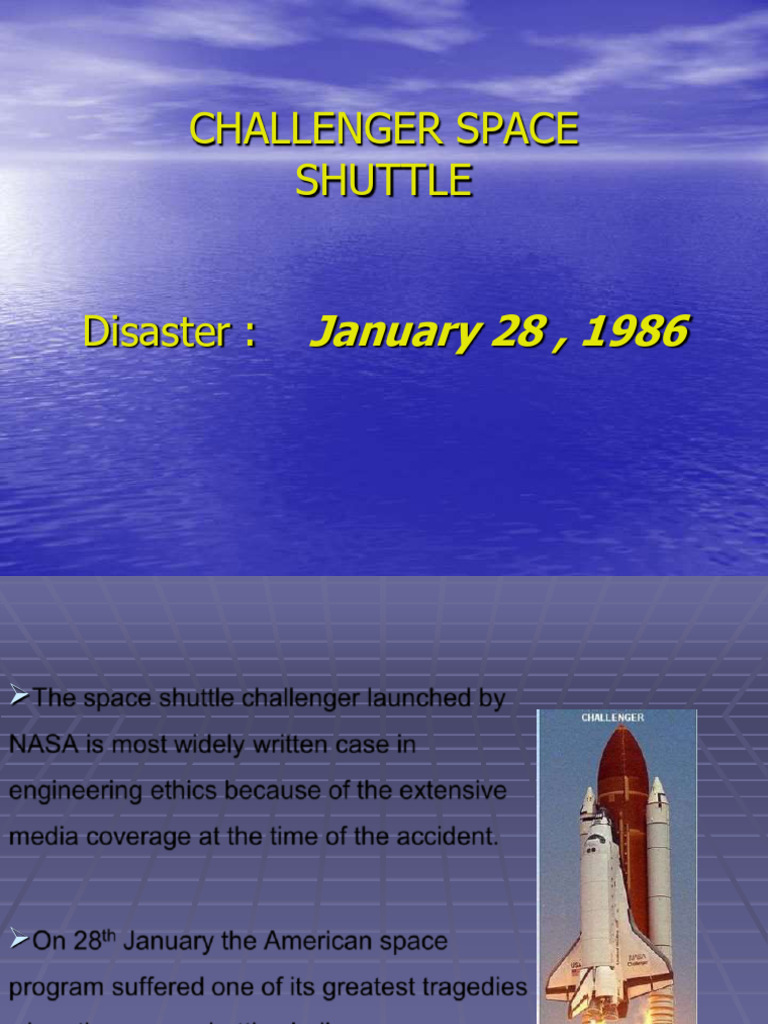 Challenger Space Shuttle | PDF