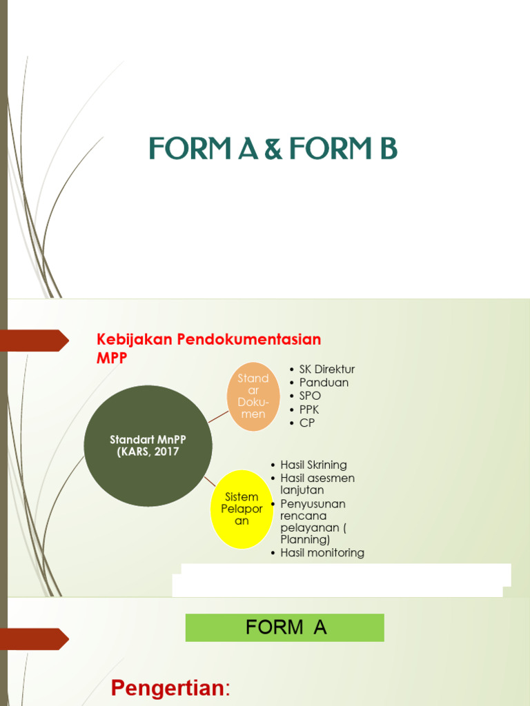 SOSIALISASI FORM A Dan FORM B | PDF