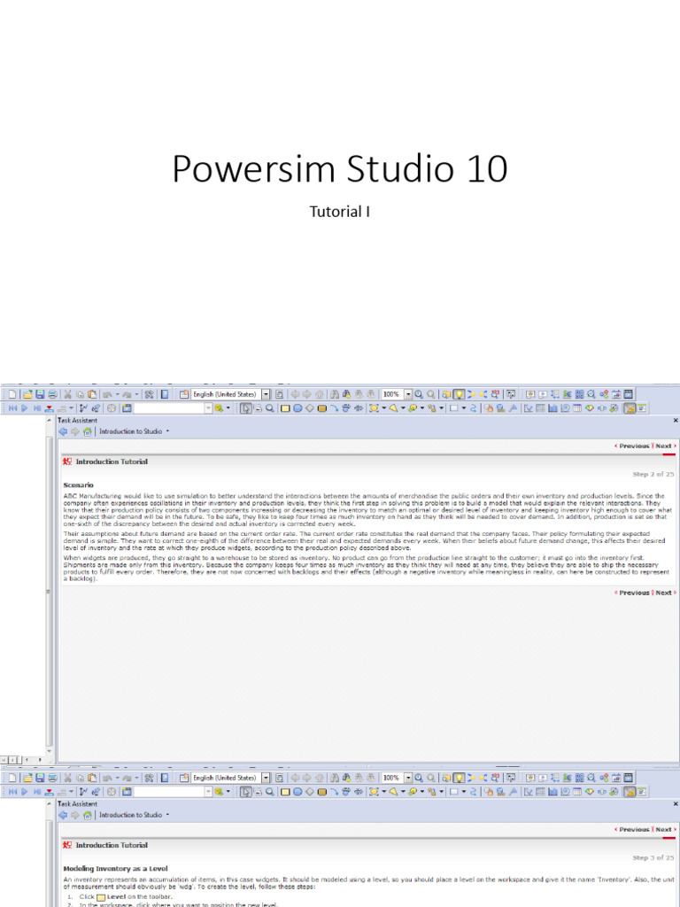 Tutotial Powersim Studio 10 Part 1 | PDF