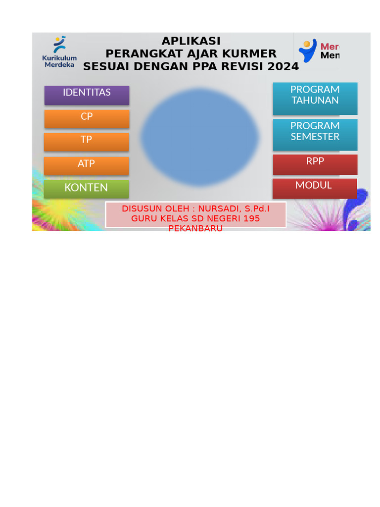 Aplikasi Perangkat Ajar Kurmer Revisi 2024 | PDF