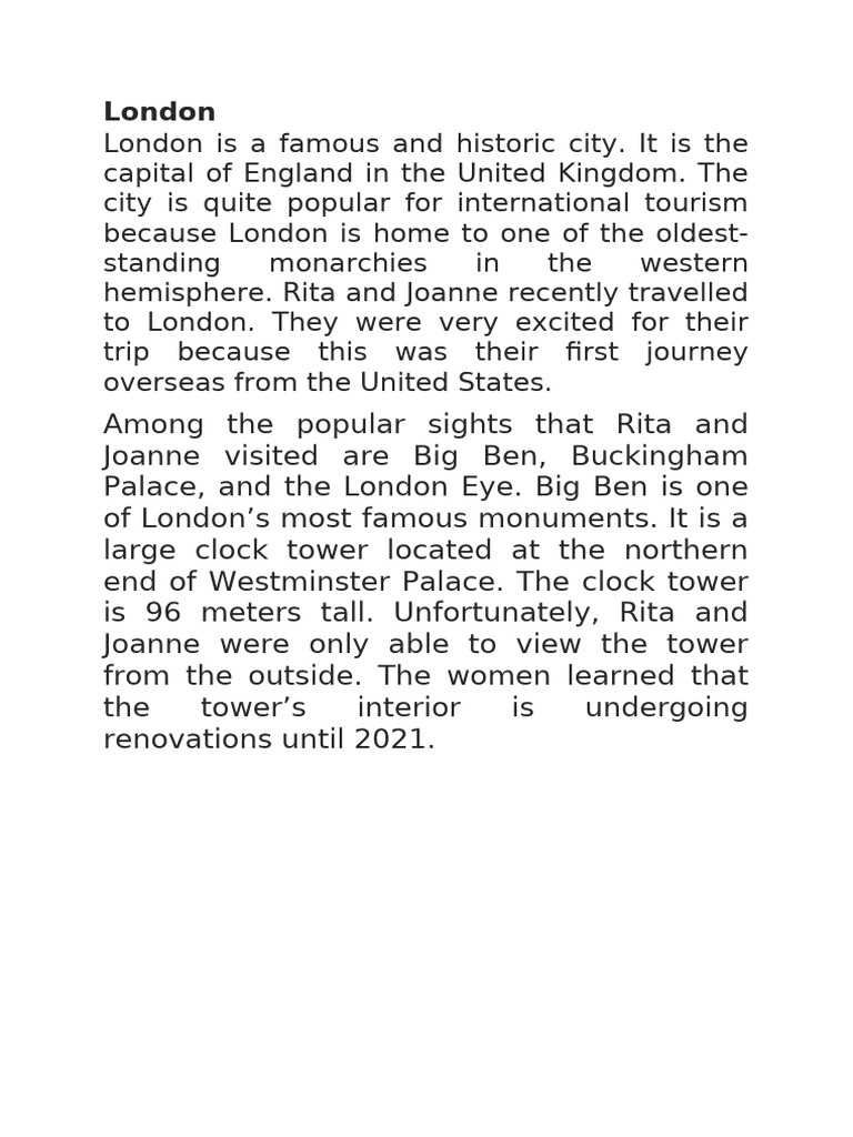 London Text | PDF