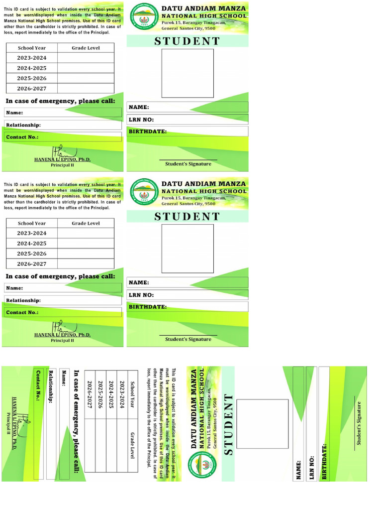 ID PRINTABLE Jhs | PDF