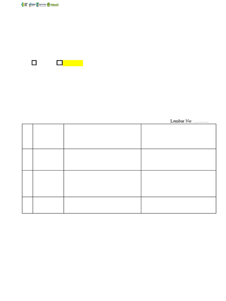 Logbook Kkpak TM 7 | PDF
