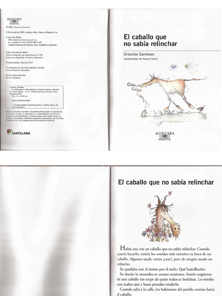 El Caballo Que No Sabia Relinchar | PDF