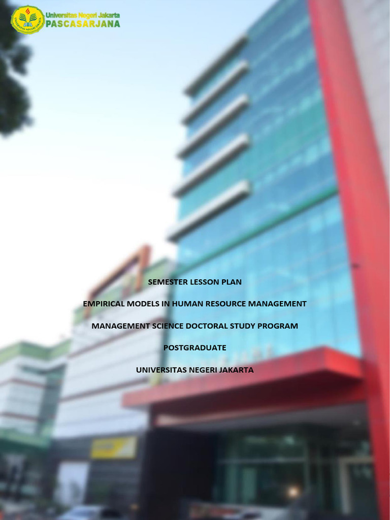 016 Model Model EMpiris Dalam Manajemen Sumber Daya Manusia | PDF