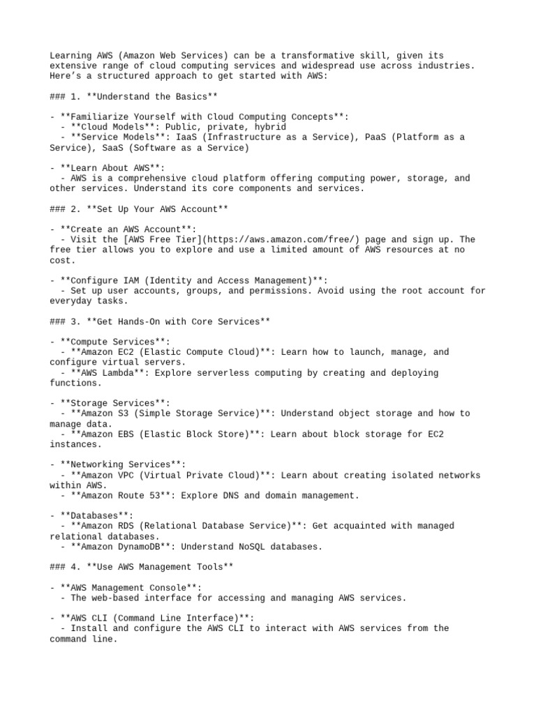 Learning Aws Amazon Web Services Pdf