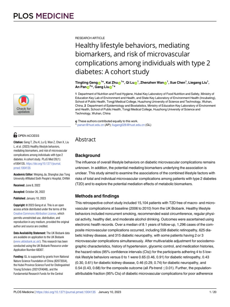 Pmed 1004135 | PDF